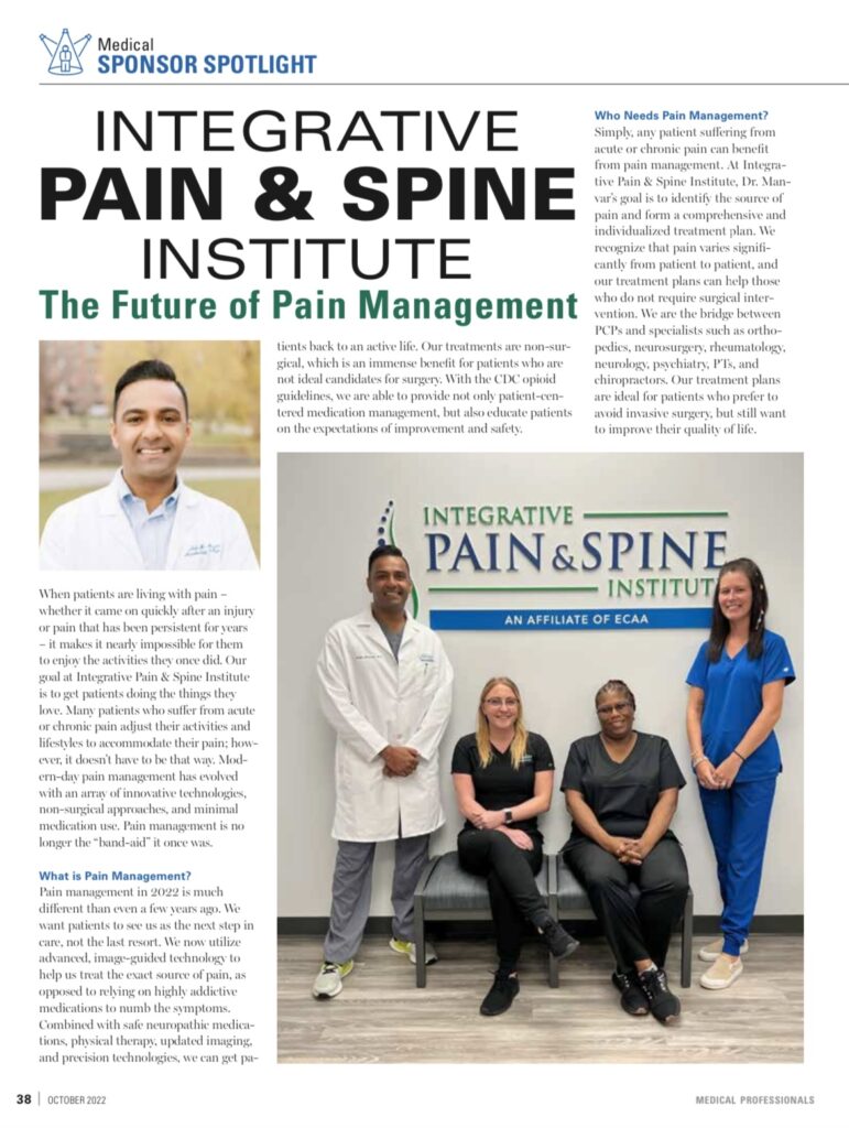 Integrative Pain & Spine Magazine Feature! - Integrative Pain & Spine ...